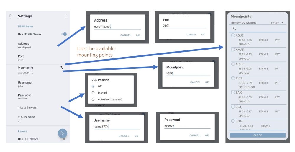 NTRIP Client Quick Guide – Bluecover