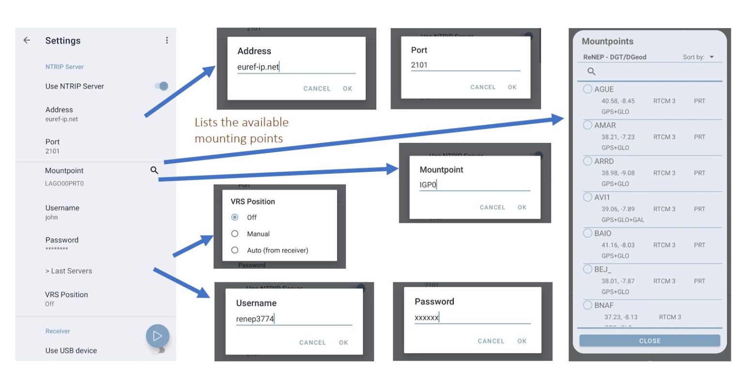 NTRIP Client Quick Guide – Bluecover