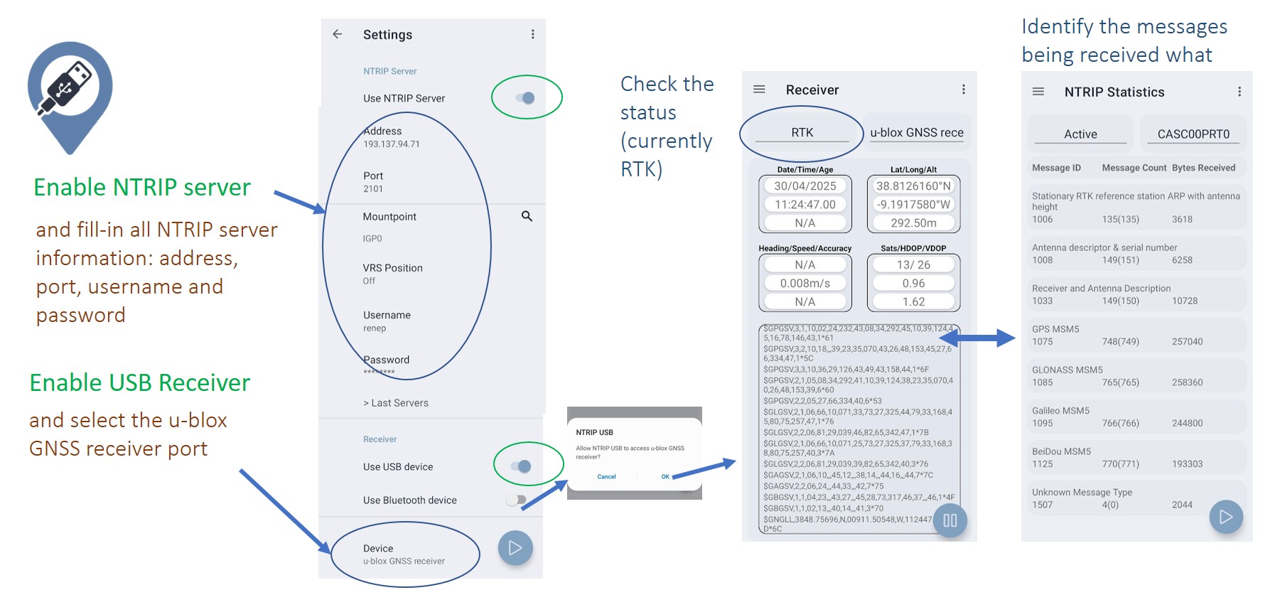 NTRIP Client Quick Guide – Bluecover