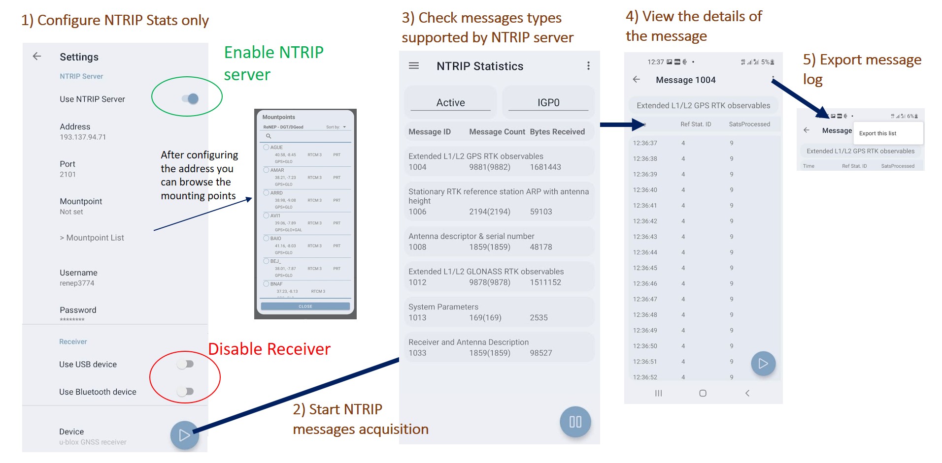 NTRIP Client Quick Guide – Bluecover