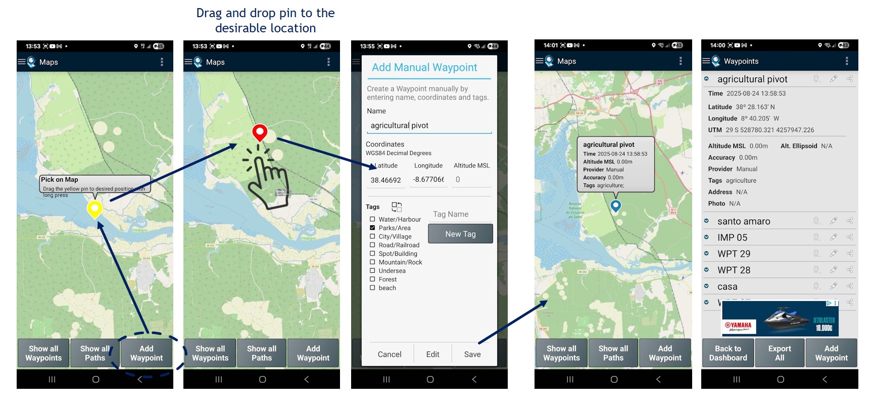 GPS Waypoints User Guide (part 4) – Bluecover